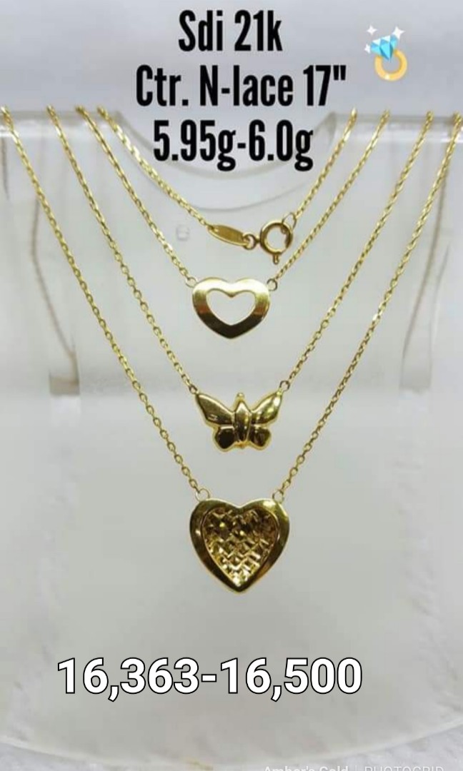 21k Saudi gold necklace in assorted designs, Women's Fashion, Jewelry ...