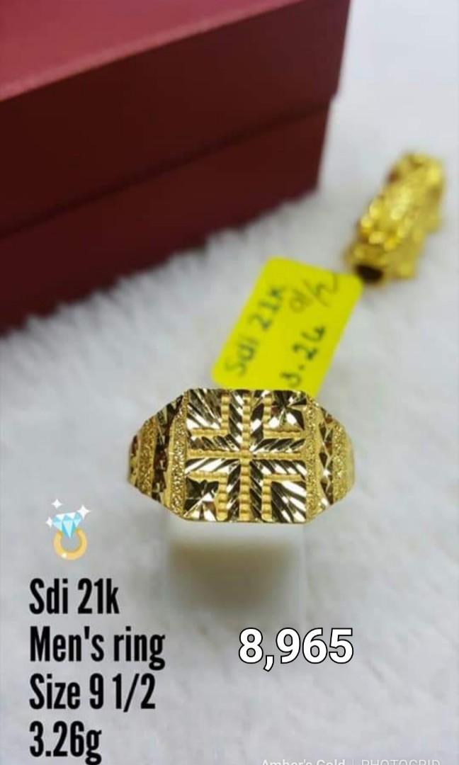 21k Saudi gold RINGS in assorted designs, Luxury, Accessories on Carousell