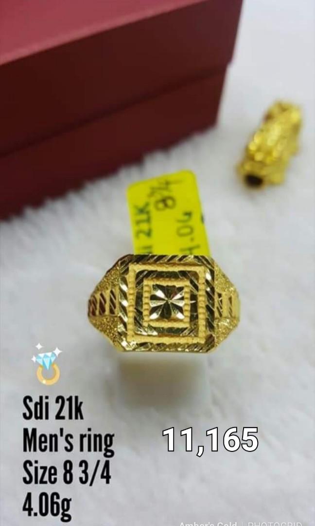 21k Saudi gold RINGS in assorted designs, Luxury, Accessories on Carousell