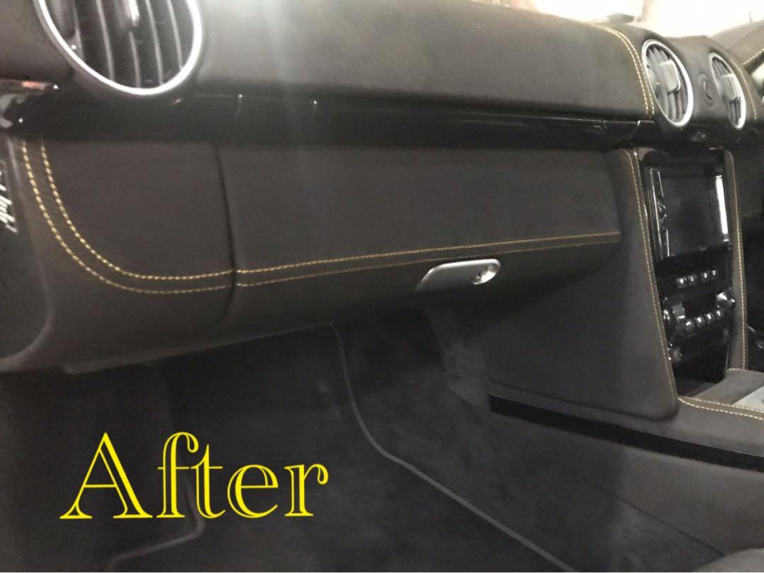 Car dashboard steering rewrap alcantara, Car Accessories, Accessories ...