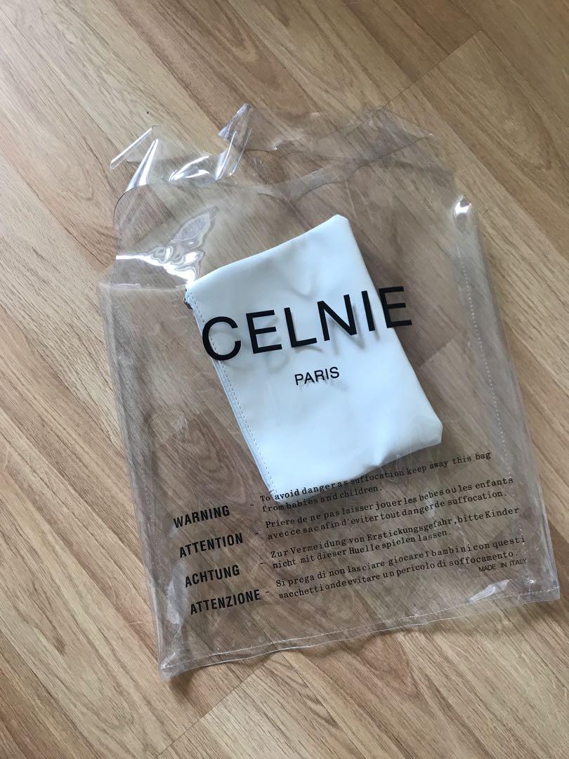 Celine copy plastic bag, Women's Fashion, Bags & Wallets, Tote Bags on Carousell