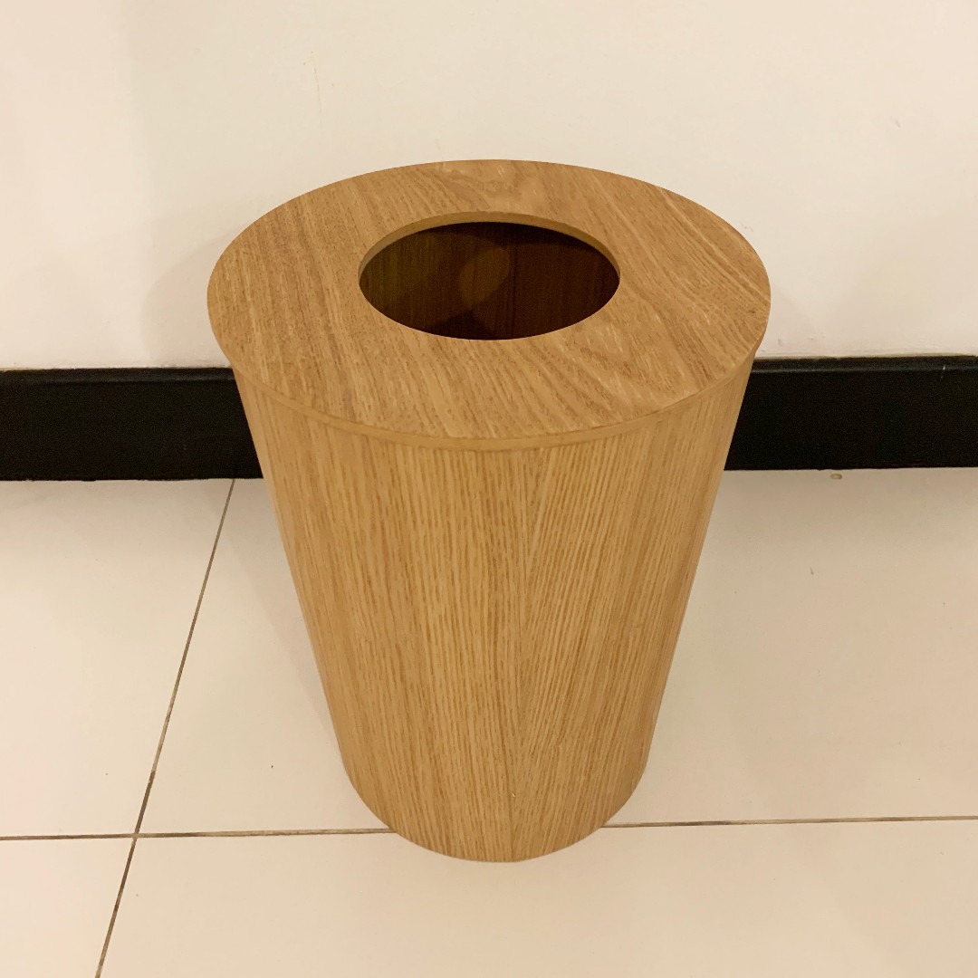 Muji Wooden Bin, Furniture & Home Living, Cleaning & Homecare Supplies ...