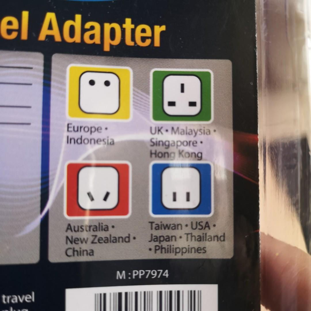 NT_BN PowerPac Universal Travel Adapter + Surge Protect, TV & Home ...