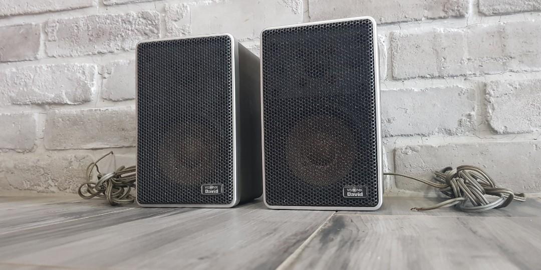 Old German visonik david 50 bookshelve monitor satellite speaker, Audio ...