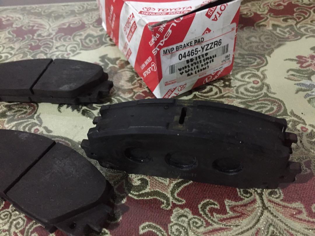 Original Toyota Vios Brake Pads, Car Parts & Accessories on Carousell