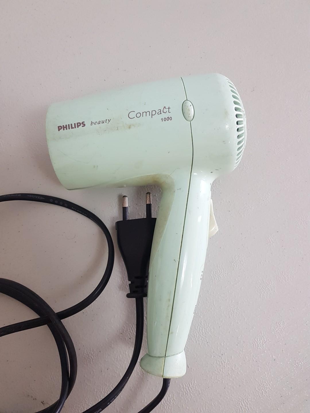 Philips Compact Travel Hair Dryer -fast deal only, Beauty & Personal ...