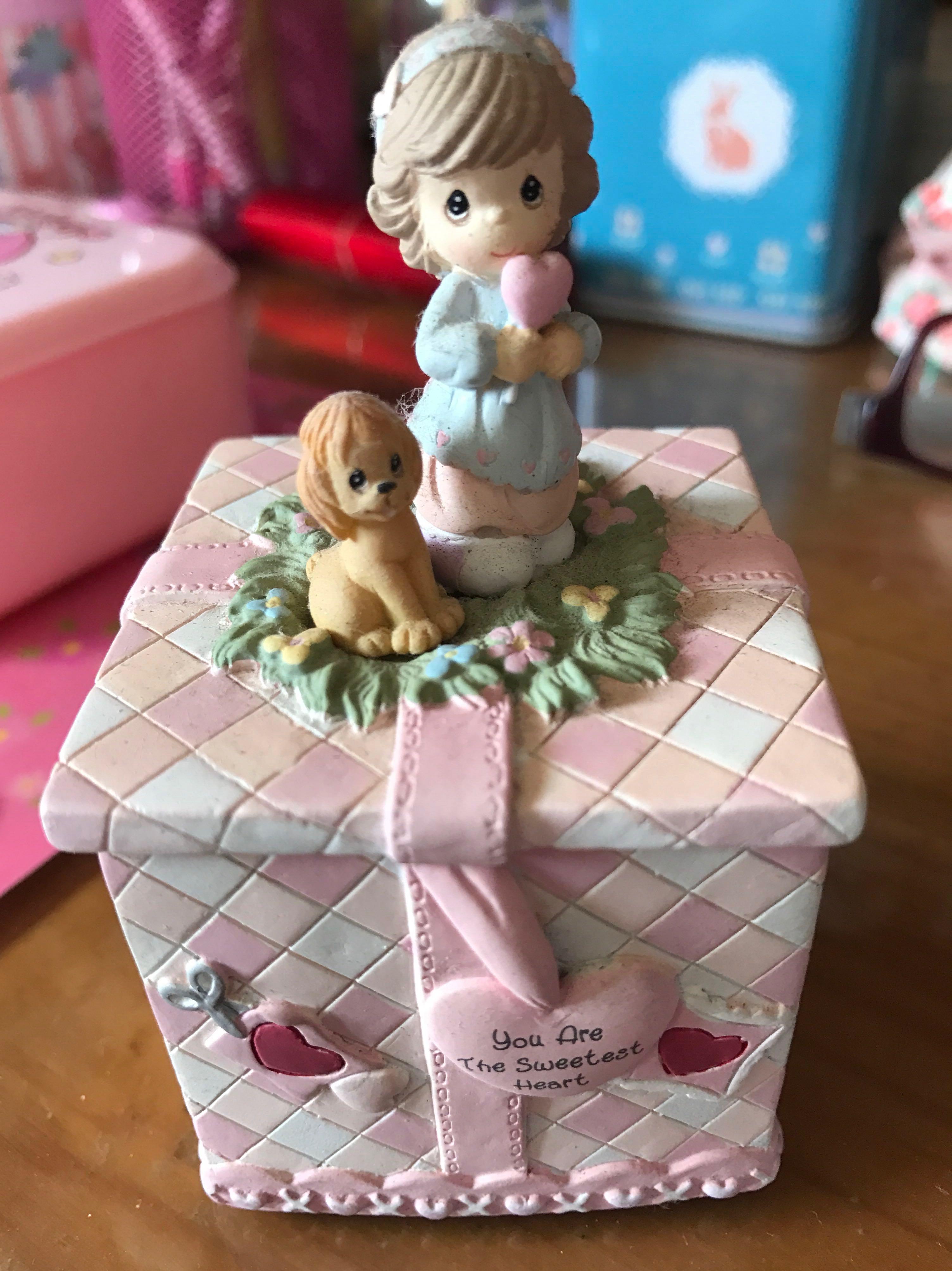 Precious Moments figurines box, Women's Fashion, Jewelry & Organisers ...