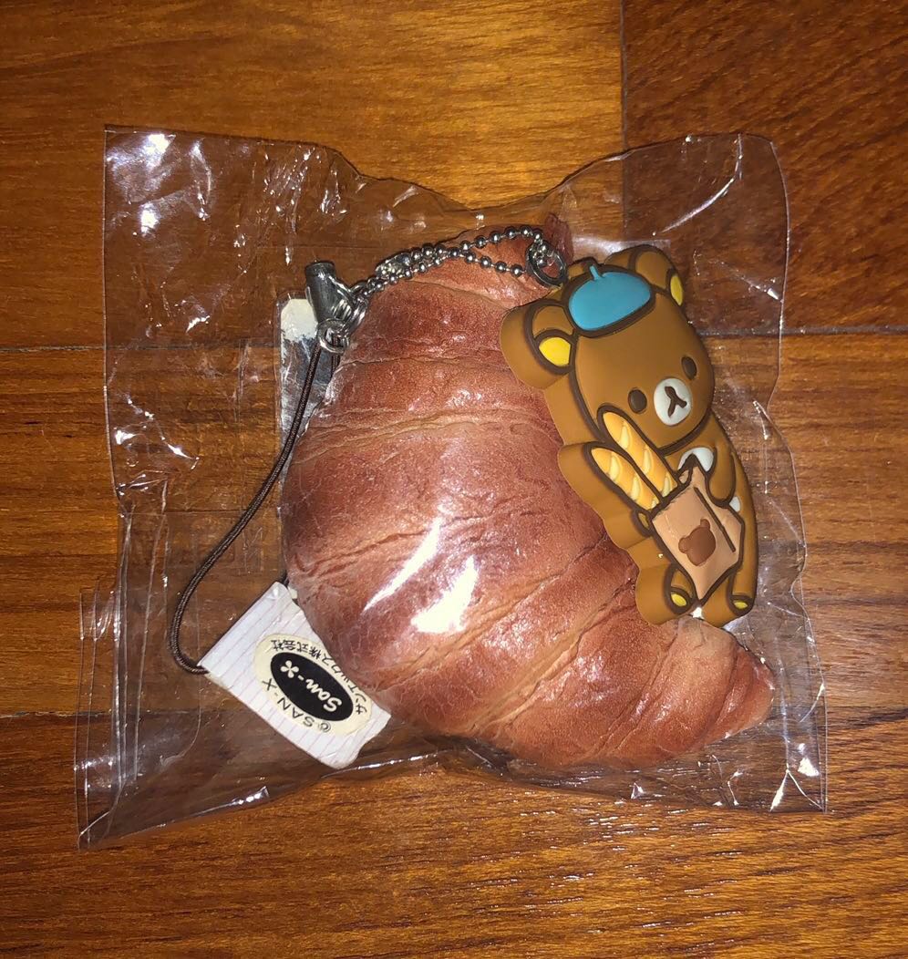 Rilakkuma Tag Croissant Squishy, Hobbies & Toys, Toys & Games on Carousell