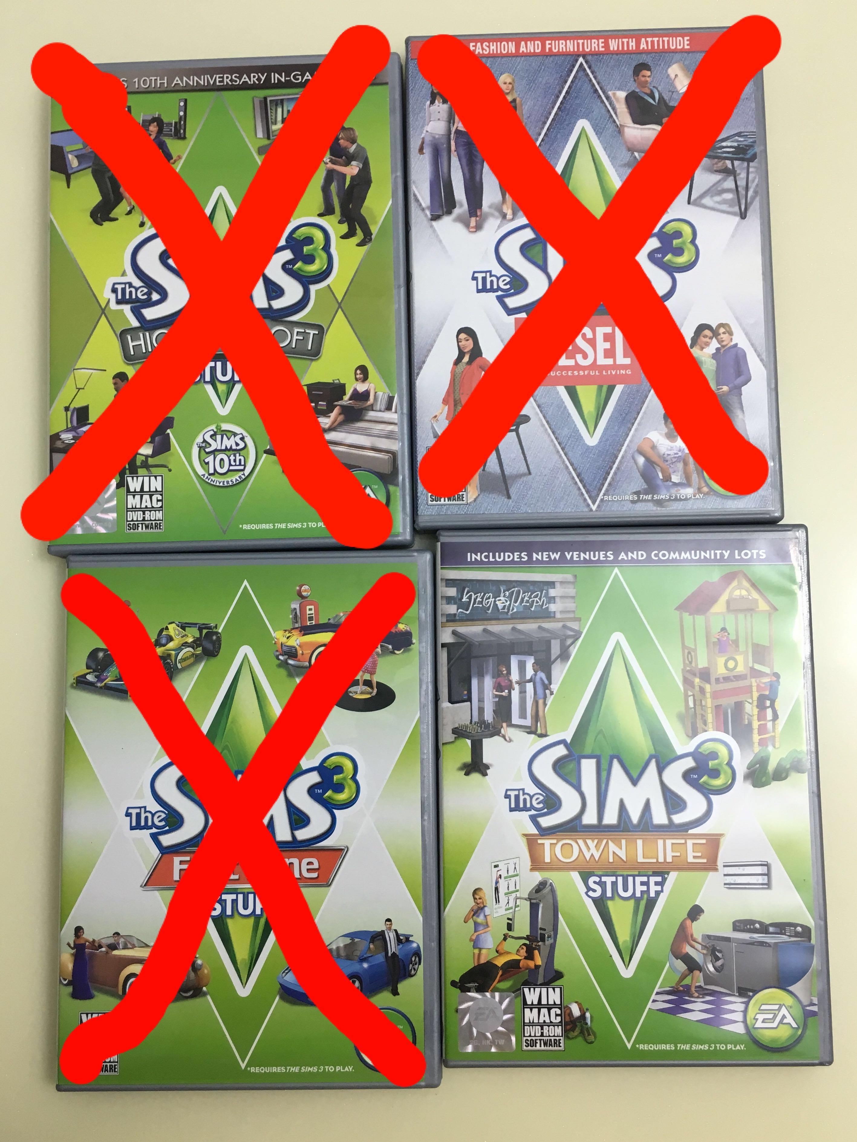 Sims 3 Stuff Pack, Video Gaming, Video Games, PlayStation on Carousell