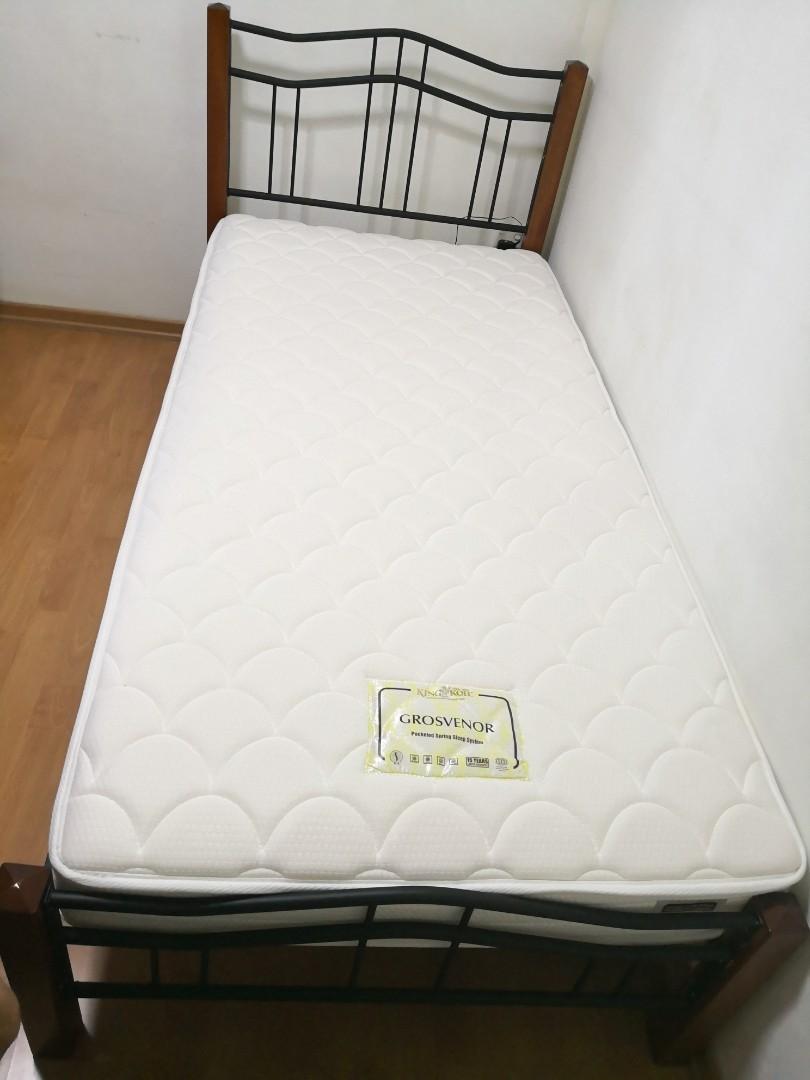 Single Bed (from Courts), Furniture & Home Living, Furniture, Bed ...