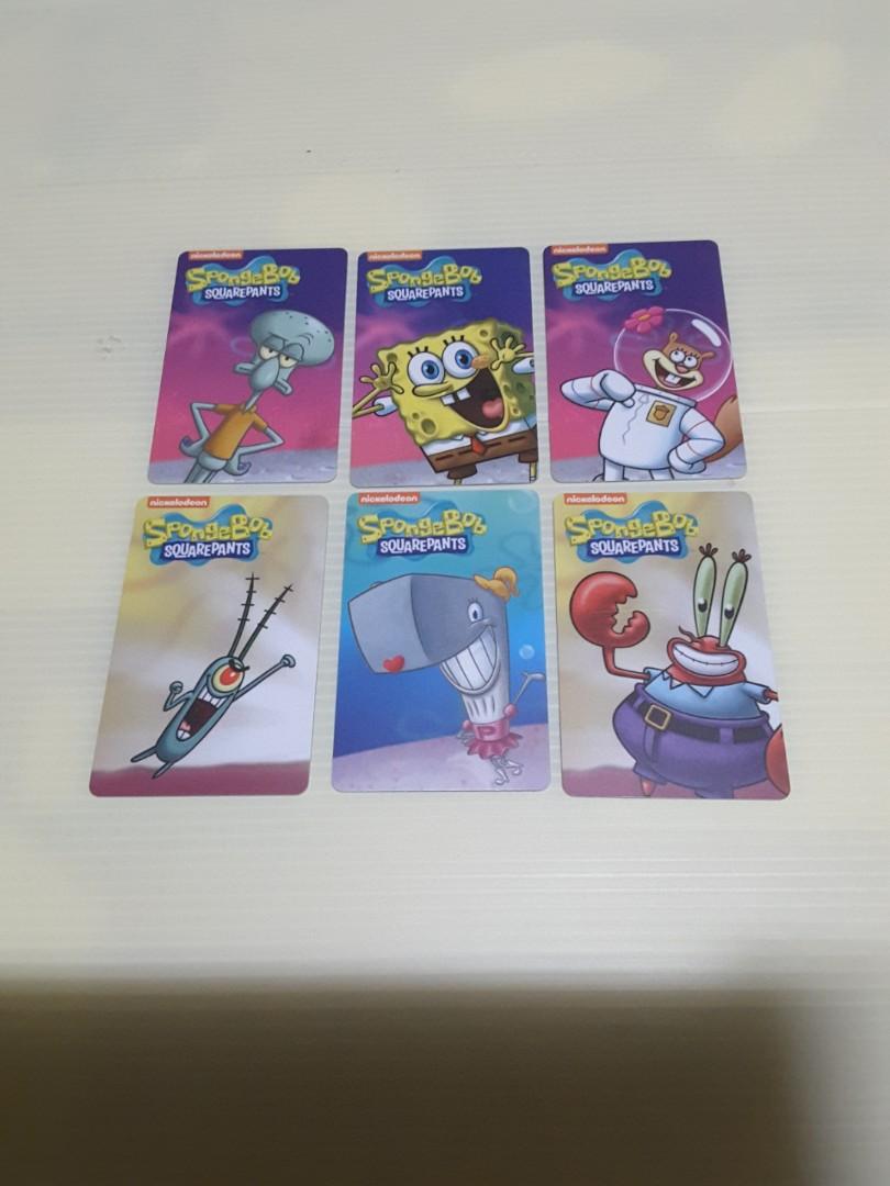 Spongebob squarepants cards, Hobbies & Toys, Toys & Games on Carousell