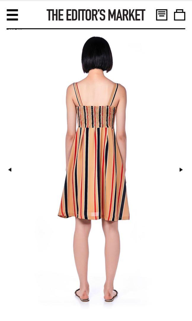 TEM Imena Stripe Midi Dress, Women's Fashion, Dresses & Sets, Dresses ...