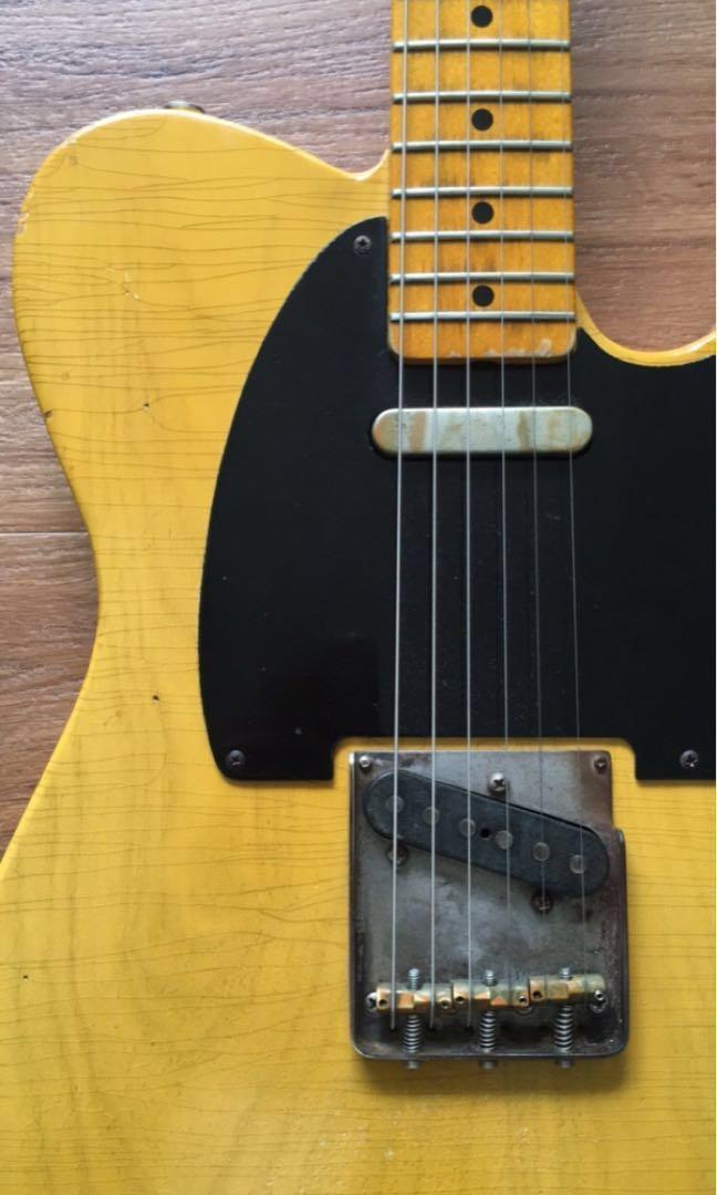 TMG Guitar Co '52 Gatton Custom Butterscotch Blonde, Hobbies & Toys, Music & Media, Musical ...