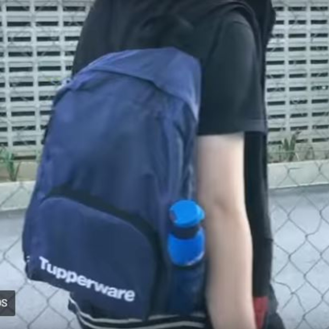 Tupperware Foldable Blackpack (1) - Blue, Computers & Tech, Parts ...