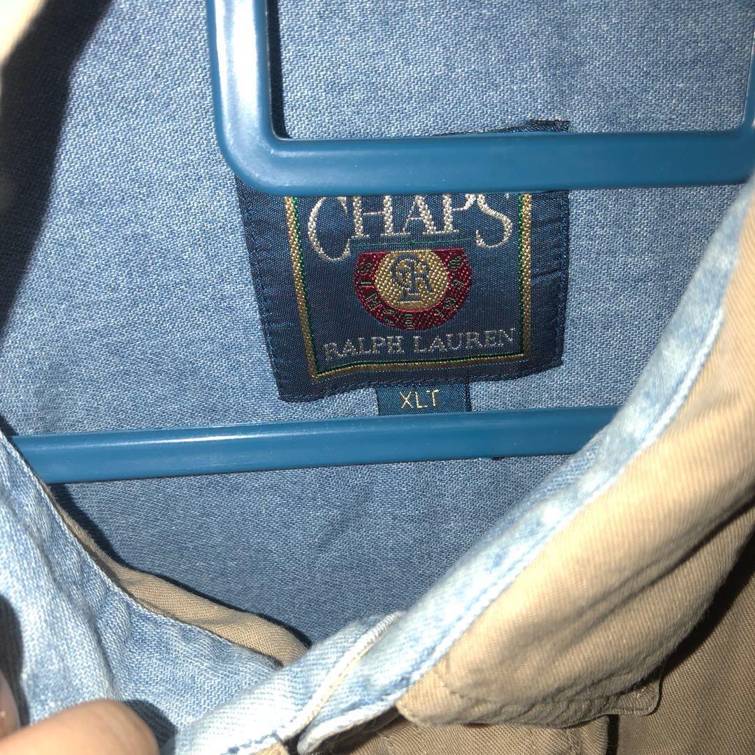 vintage beige chaps by ralph lauren, Men's Fashion, Tops & Sets ...