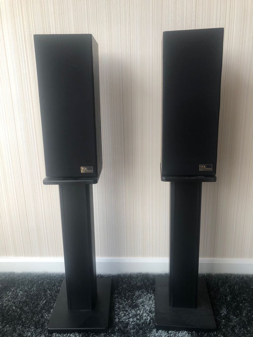 Vintage TDL NFM2 speakers + wooden stands, Hobbies & Toys, Music ...