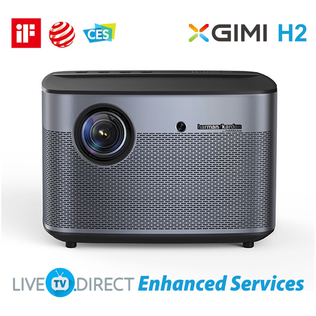 XGIMI H2 Native 1080p HD Projector 3D Home Theater Projector Auto Focus ...