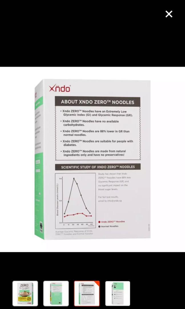 Xndo Zero Noodles (Konjac noodle, Food & Drinks, Rice & Noodles on ...