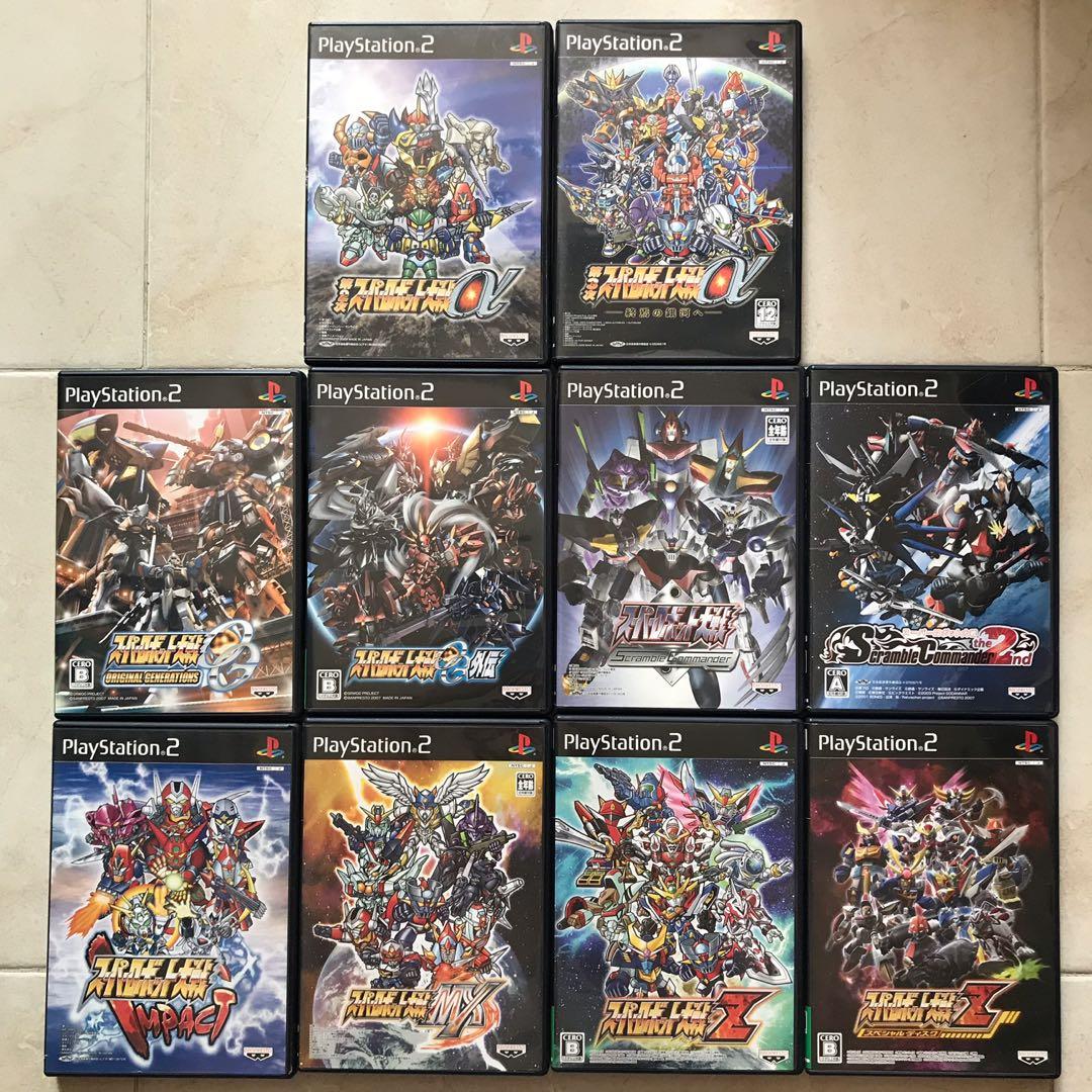 日版 PS2 BANPRESTO 第2次第3次超級機械人大戰 SUPER ROBOT WARS SRW Z SPECIAL DISC MX IMPACT SCRAMBLE COMMANDER ...