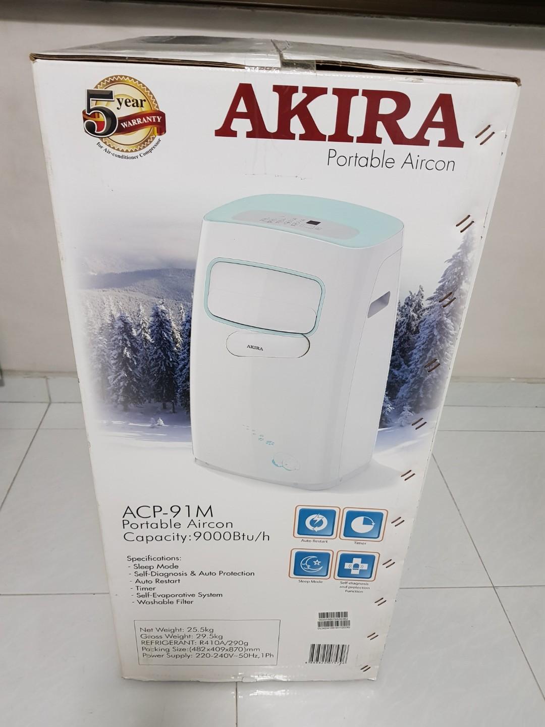 Akira Portable Aircon, TV & Home Appliances, Air Conditioners & Heating ...