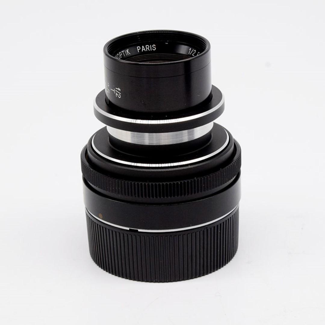 【美品法國電影鏡】APOCHROMAT KINOPTIK PARIS 50/2 FOCALE 電影鏡 已改LEICA M口#HK8119 ...