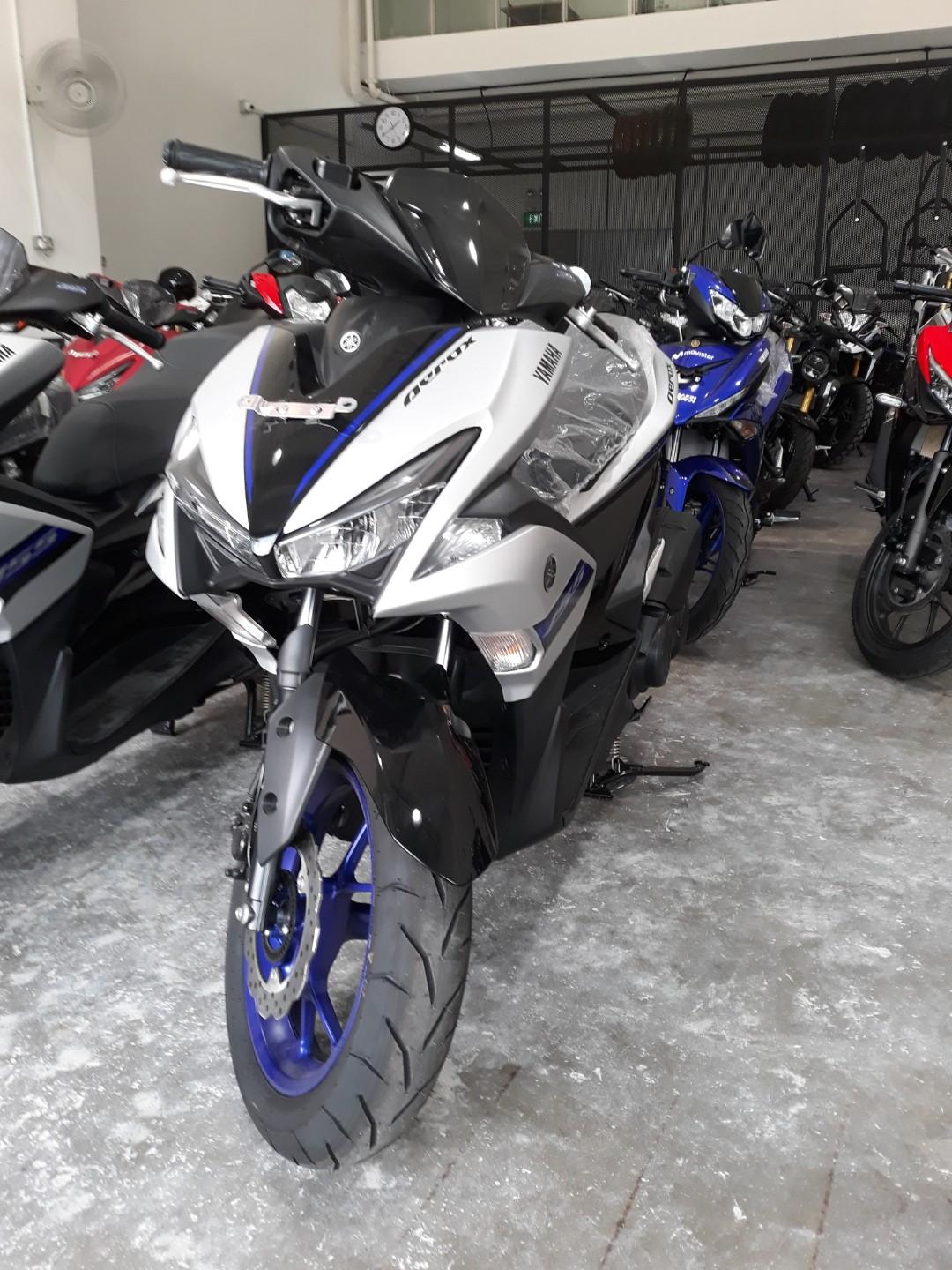 Brand new Yamaha aerox 155 R version Grey, Motorcycles, Motorcycles for ...
