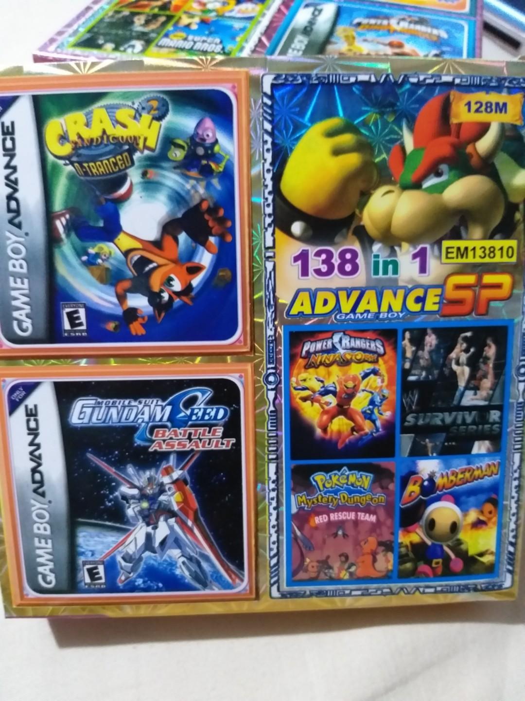 Gameboy advance sp games, Video Gaming, Gaming Accessories, Interactive ...