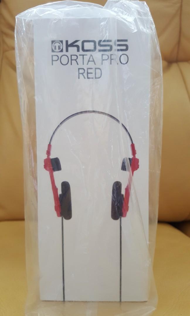 Koss Porta Pro limited Edition Red, Audio, Portable Audio Accessories ...