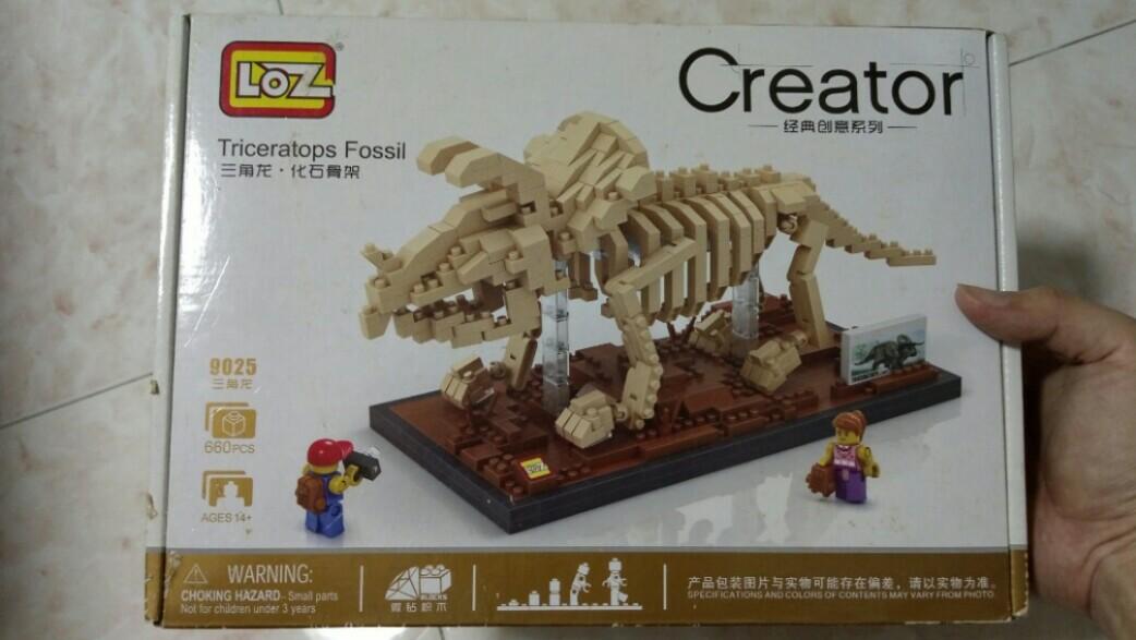 LOZ Creator Triceratops Fossil, Hobbies & Toys, Toys & Games on Carousell