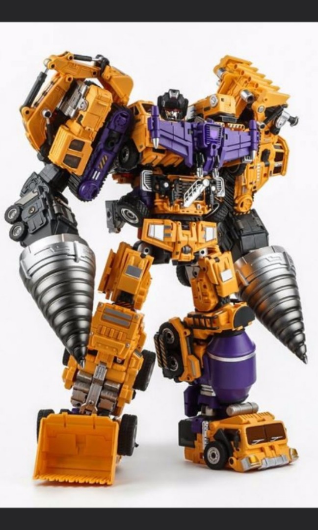 Generation toy Duron Drill (Yellow Devastator), Hobbies & Toys, Toys ...