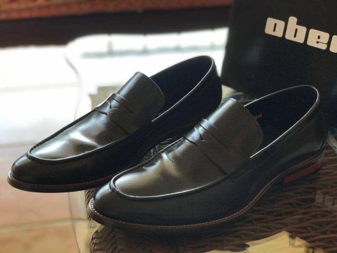 Obermain Formal/Dress Shoes Black Leather, Men's Fashion, Footwear ...