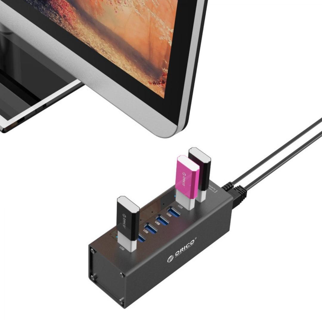 ORICO Aluminium 7 Port USB 3.0 HUB with 3.3Ft USB 3.0 Cable - A3H7-V1 ...