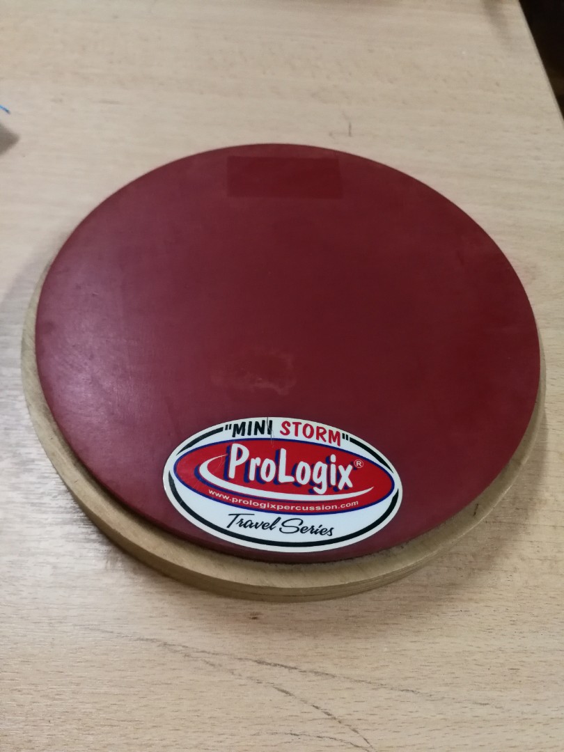Prologix Drum Practice Pad Mini Storm 6', Hobbies & Toys, Music & Media ...