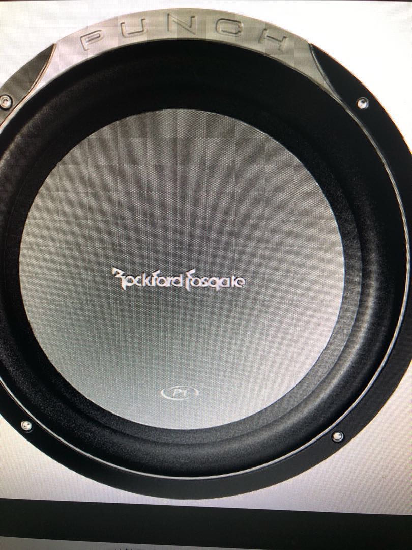 Rockford Fosgate Punch woofer & amp, Car Accessories, Accessories on ...