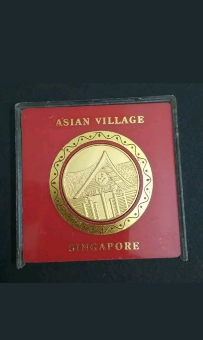 Singapore asean village medal medallion, Hobbies & Toys, Collectibles ...