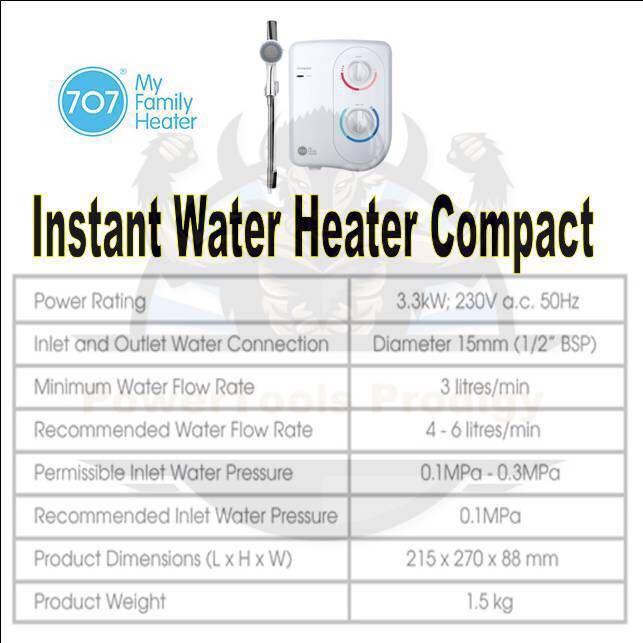 [SPECIAL PROMO][NEW] 707 COMPACT INSTANT ELECTRIC WATER HEATER, Hobbies ...