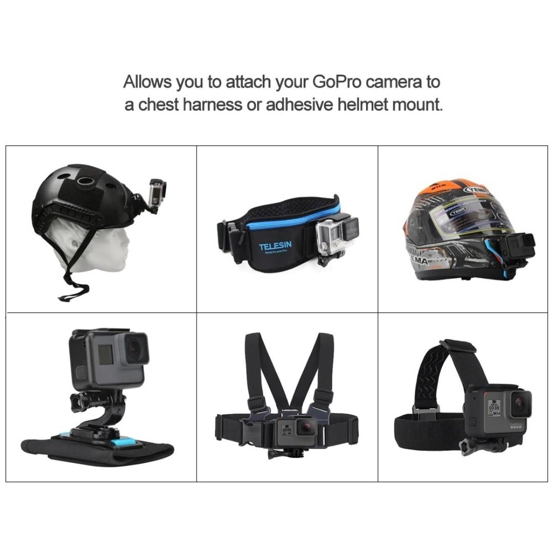 TELESIN Vertical Quick Release J-Hook Buckle Mount for GoPro HERO 10 9 ...