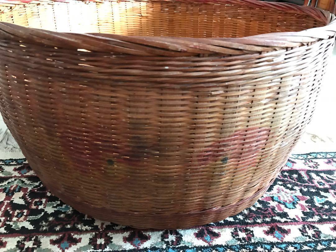 Traditional Chinese Basket Large Vintage Collectibles Vintage traditional-chinese-basket-large-vintage-collectibles-vintage