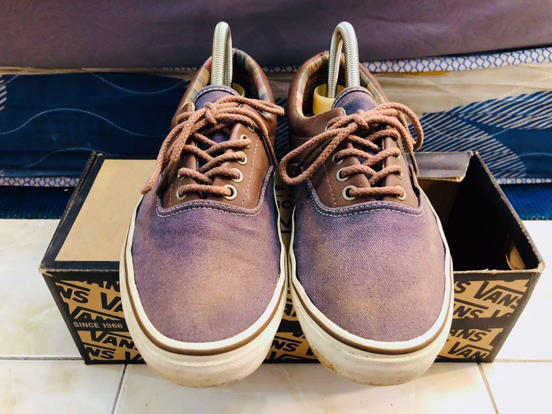 Vans Era 59 Navy, Fesyen Pria, Sepatu , Sneakers di Carousell