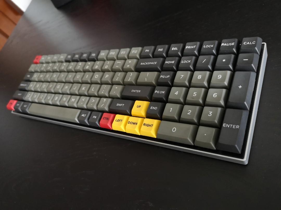 Vortex Tab 90M mechanical keyboard with Cherry MX Clear switches ...