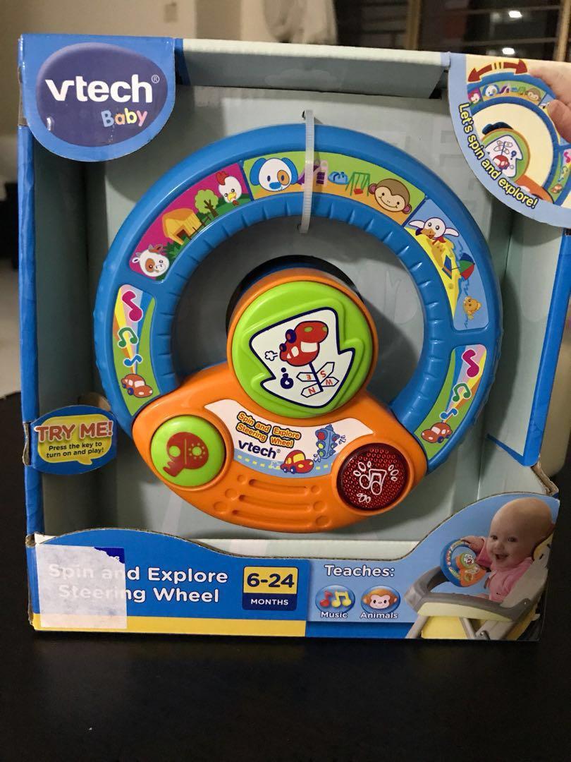 Vtech Baby Spin and Explore Steering Wheel - Blessing Price, Babies ...