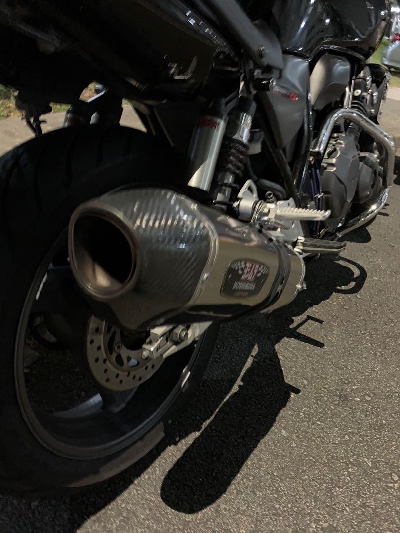 Yoshimura R77 titanium blue, Motorcycles, Motorcycle Accessories on ...