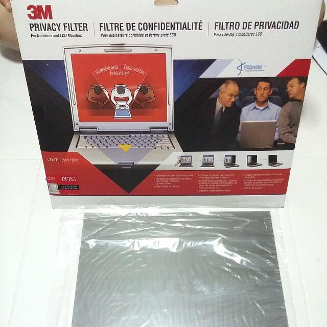 3M™ Black Privacy Screen Filter for Monitors/Laptops (PRICE REDUCED ...