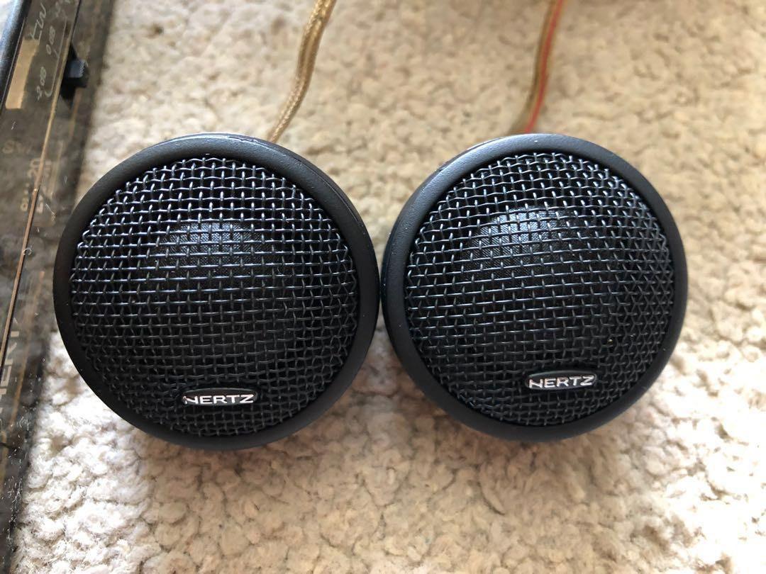 6.5” inches 16.5cm Hertz HV165 hv 165 component speakers set in car crossovers tweeters pioneer ...