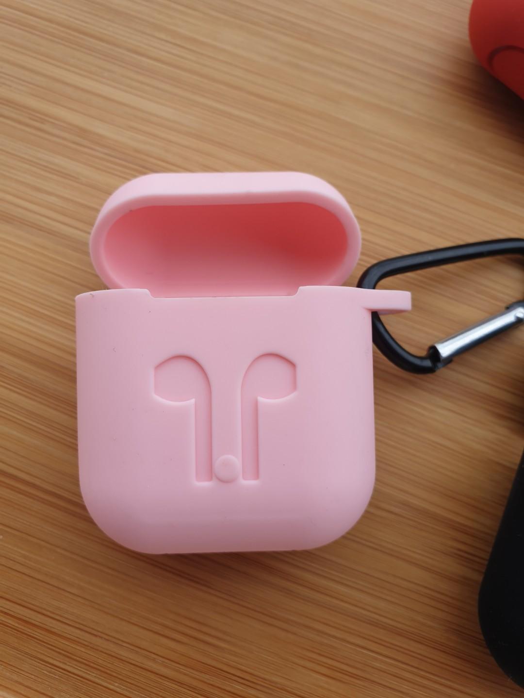 Airpod and Airpod Pro Silicone Rubber Case Anti-Loss with Hook ...