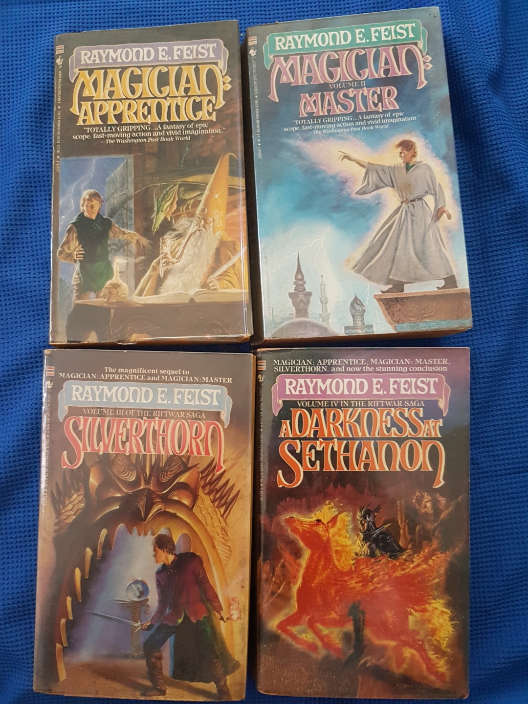 Complete set of The Riftwar Saga by Raymond E. Feist, Hobbies & Toys ...