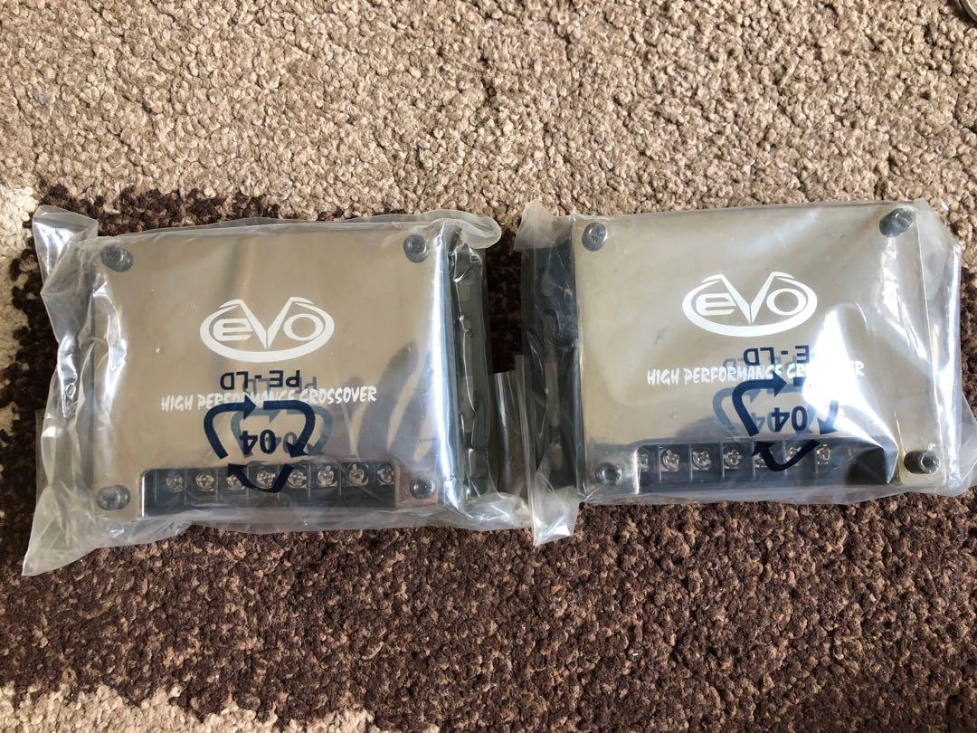 Evo high performance 2-way crossovers speakers amplifier tweeters ...