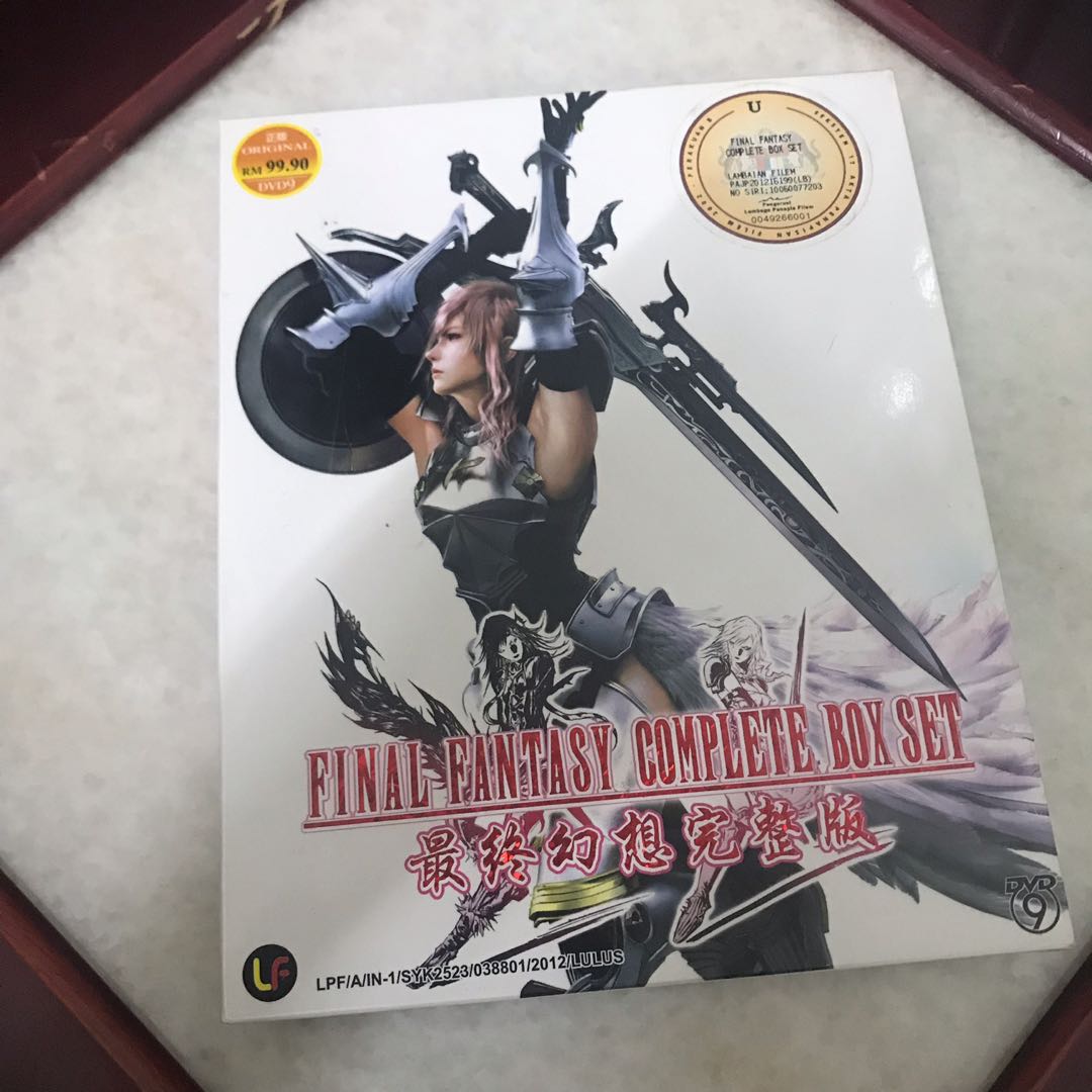 Final fantasy complete box set ORIGINAL, Hobbies & Toys, Music & Media ...
