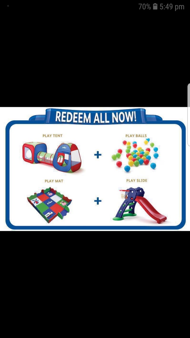Friso slide, playmat, play tent, balls set, Babies & Kids, Infant ...