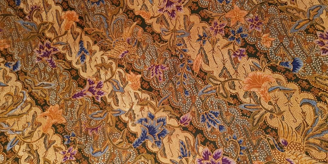 Full hand written batik cloth - diagonal/lereng motif, Women's Fashion ...